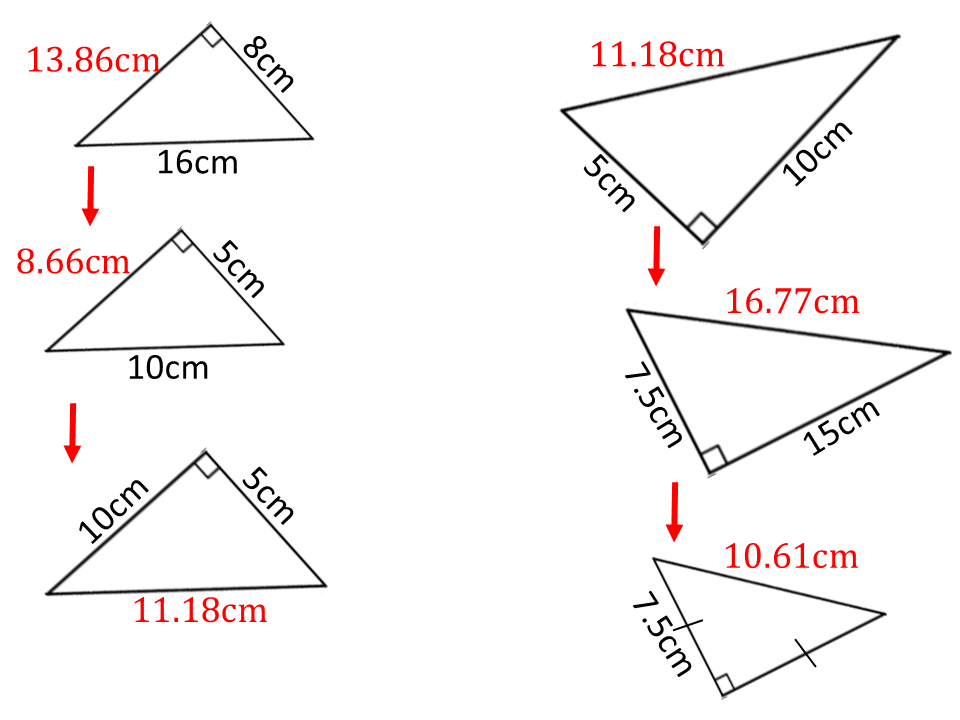 Missing Lengths With Pythagoras Theorem Variation Theory