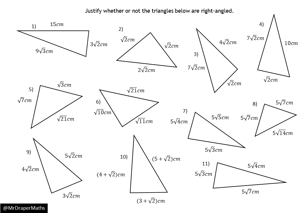 The Converse Of Pythagoras Theorem Variation Theory